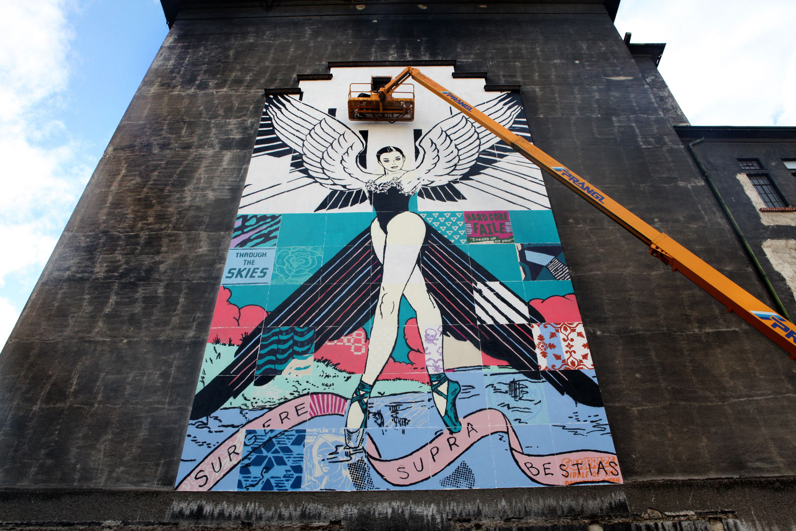 FAILE :: Vienna Mural :: Vienna, Austria, 2013